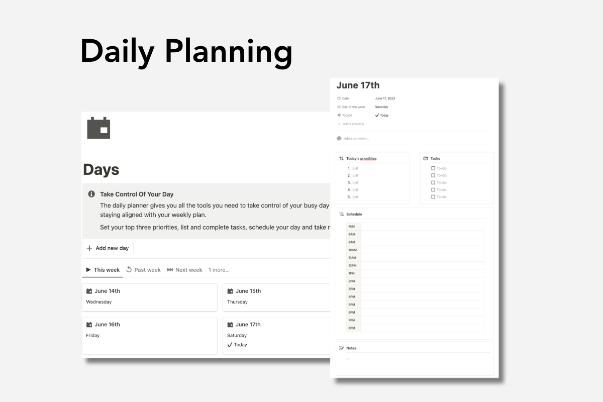 The Moonshot Planner - OKR Notion Template